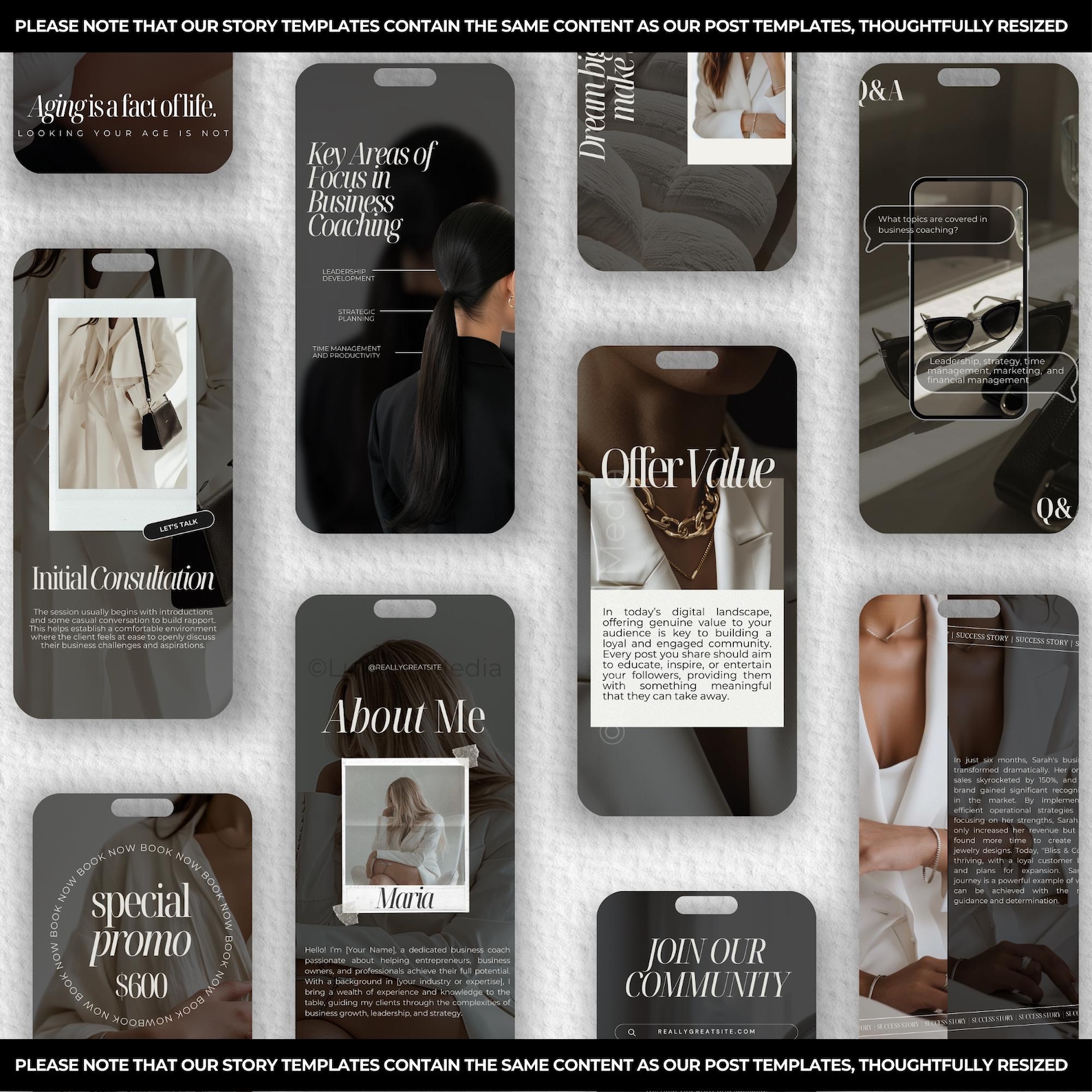 Business Coach Instagram Templates | Digital Marketing Social Media ...