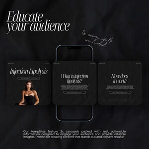 Injection Lipolysis Instagram Templates, Fat Dissolving Injections Post ...