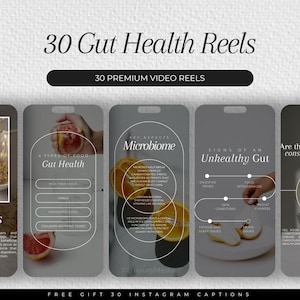 30 Gut Health Instagram Reels | Nutrition Video Reels | Gut Health ...