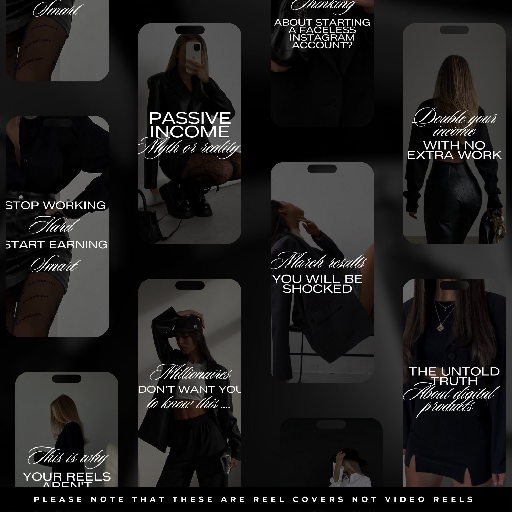 Instagram Faceless Reels Covers Faceless Reels Luxury Instagram ...