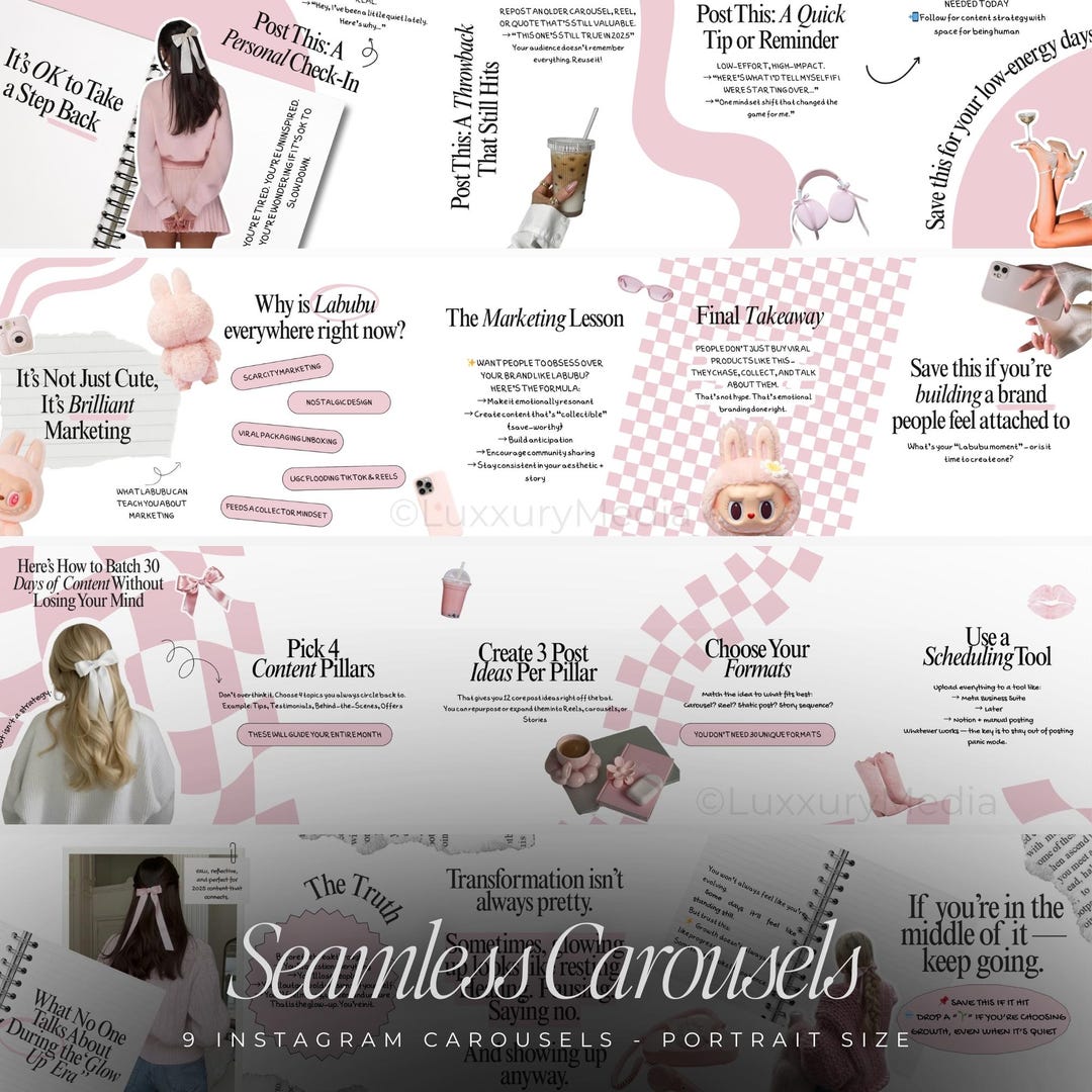 Seamless Instagram Carousel | Aesthetic Instagram Carousel | Viral ...