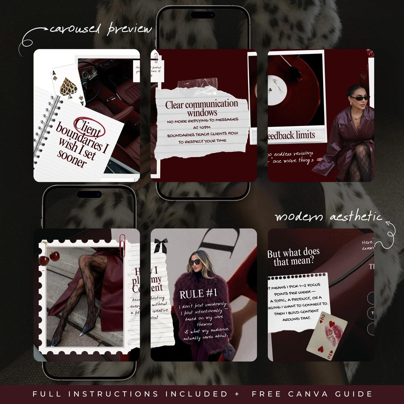Seamless Instagram Carousel | Aesthetic Instagram Carousel | Carousel ...