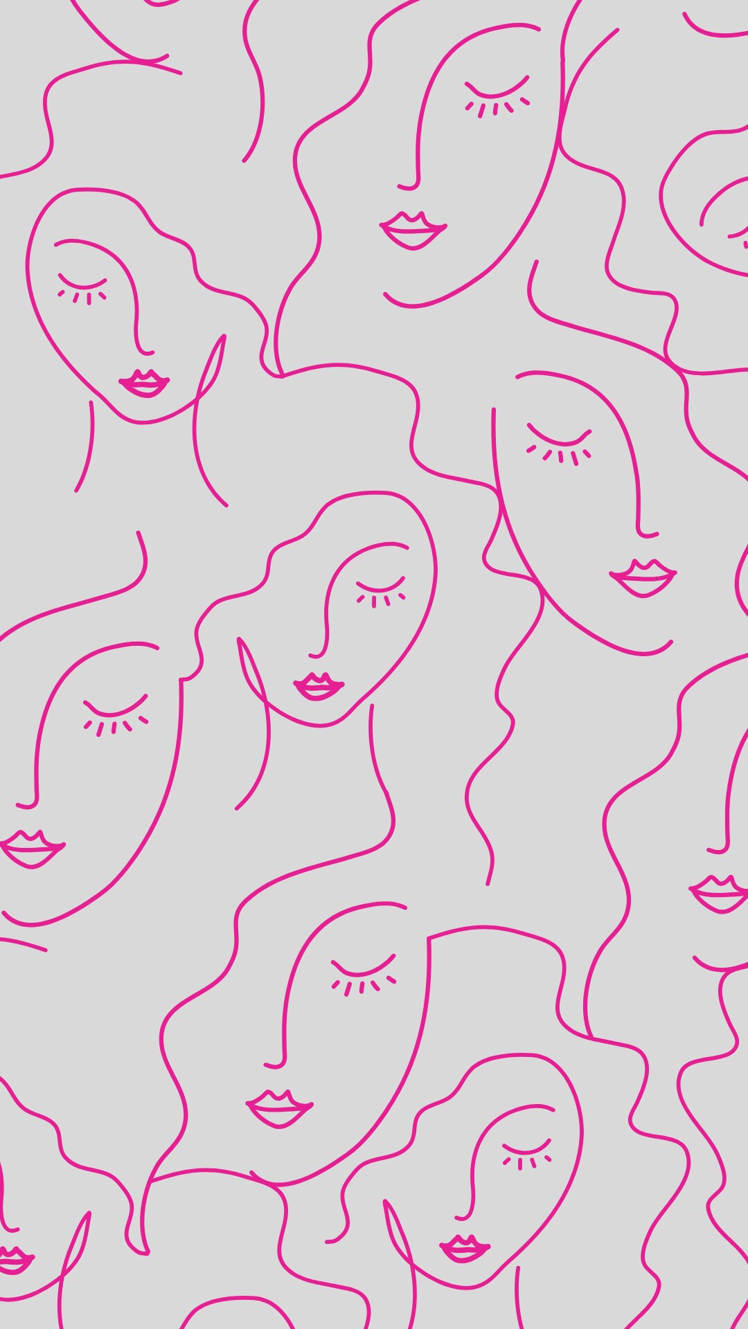 8 Feminine Custom Sized Phone Wallpapers/lock Screens/ Homescreens All ...