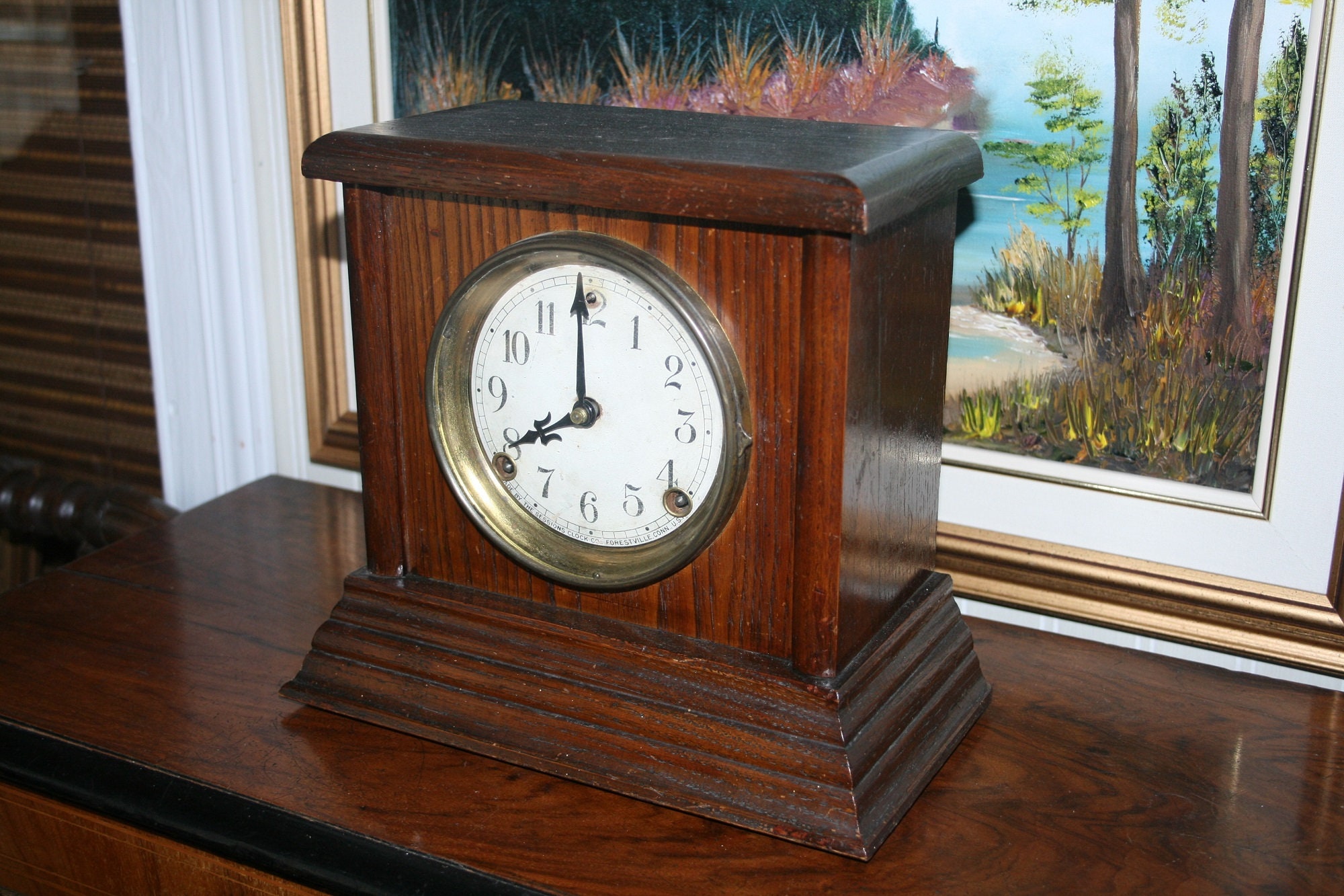 Antique Sessions Shelf Clock - Etsy