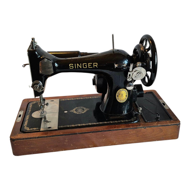 Singer 128 Sewing Machine With Bentwood Case 1948-53 - Etsy