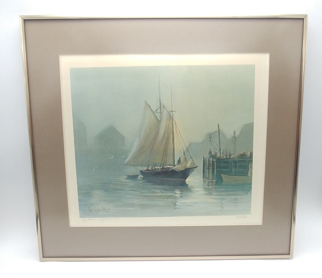 William Edward De Garthe Peggy's Cove Print Canadian - Etsy