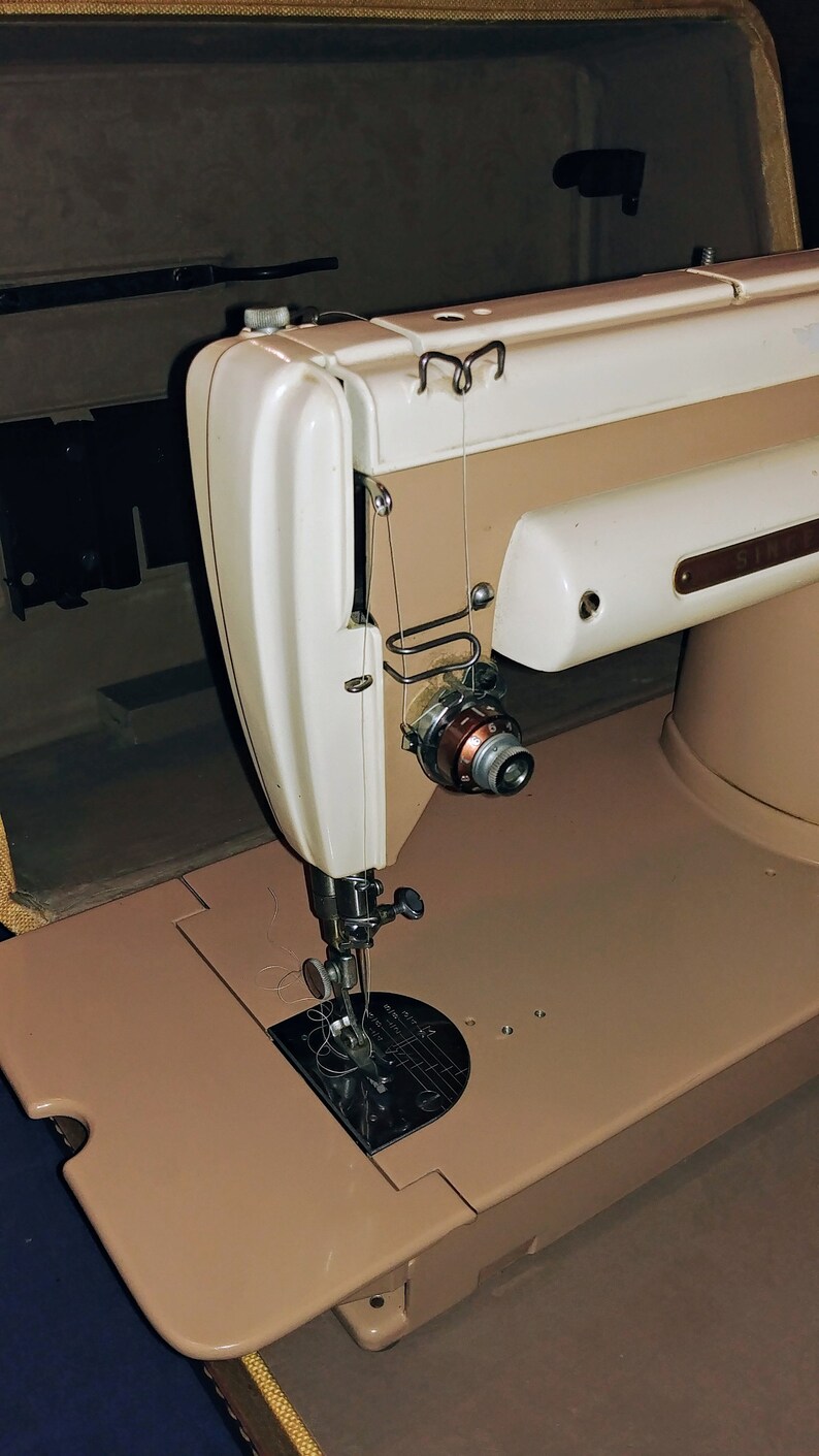Singer 301A LBOW Portable Sewing Machine W/case 1956 - Etsy
