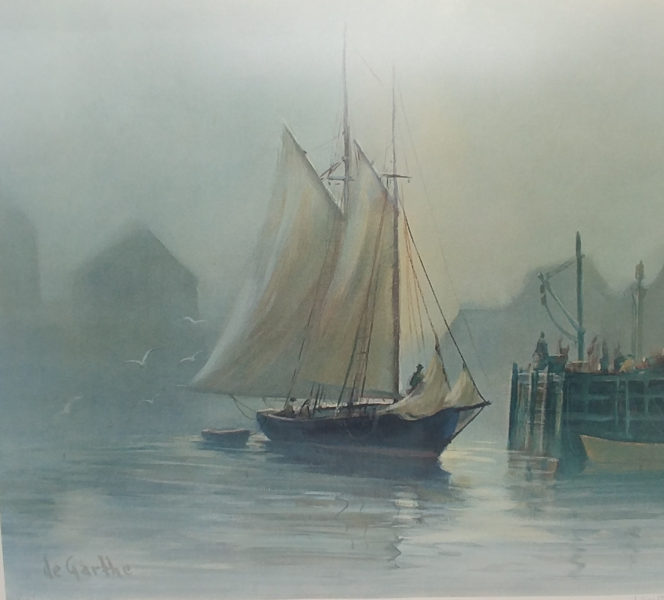 William Edward De Garthe Peggy's Cove Print Canadian - Etsy