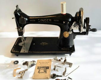 Singer 401A Slant-o-matic Sewing Machine LBOW With Case and Foot ...