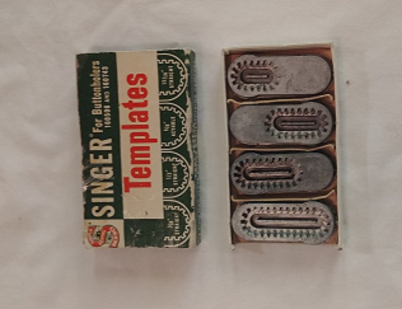 Singer Templates for Buttonholers 160506 and 160743 - Etsy