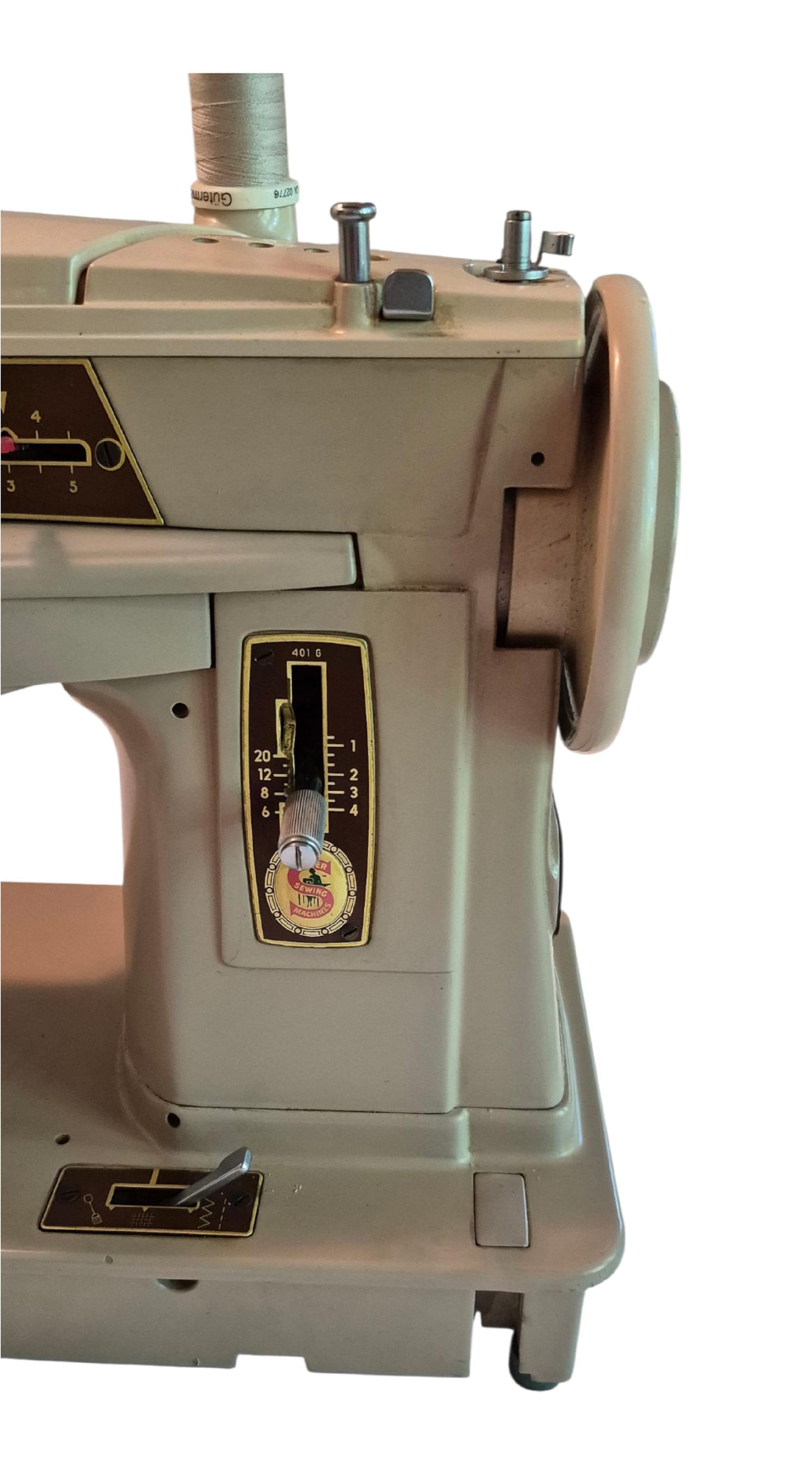 Singer 401G Slant-o-matic Sewing Machine With Accessories 1954 - Etsy