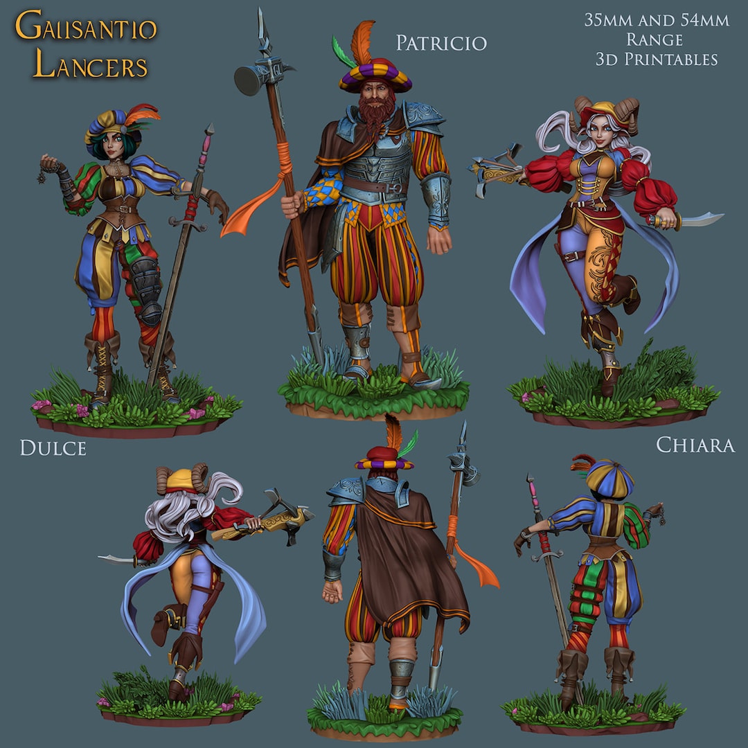 Galisantio Lancers, Landsknecht, Lancers, Fighter, Paladin, Rogue, Dnd ...
