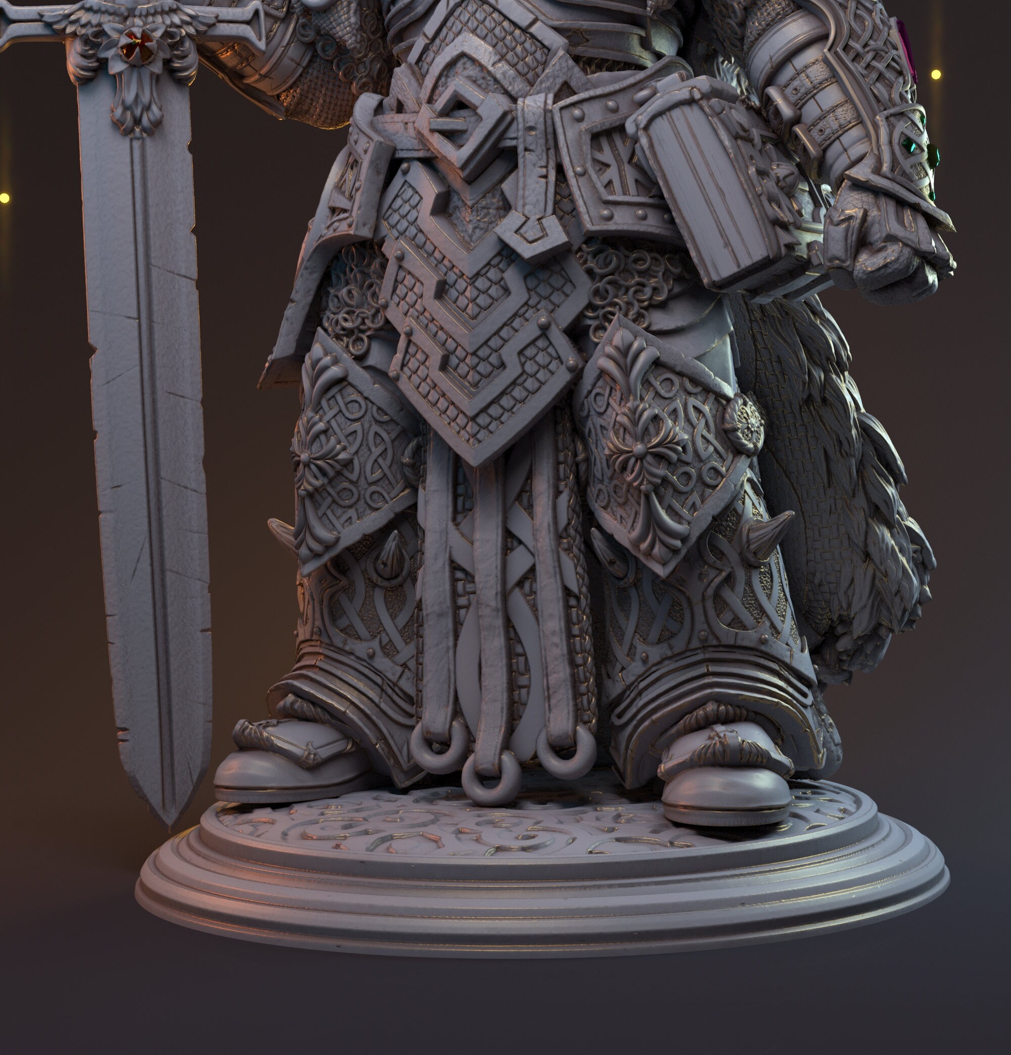 Uther Pendragon, Fighter, Paladin, Knight, Dnd, Pathfinder, Fantasy ...