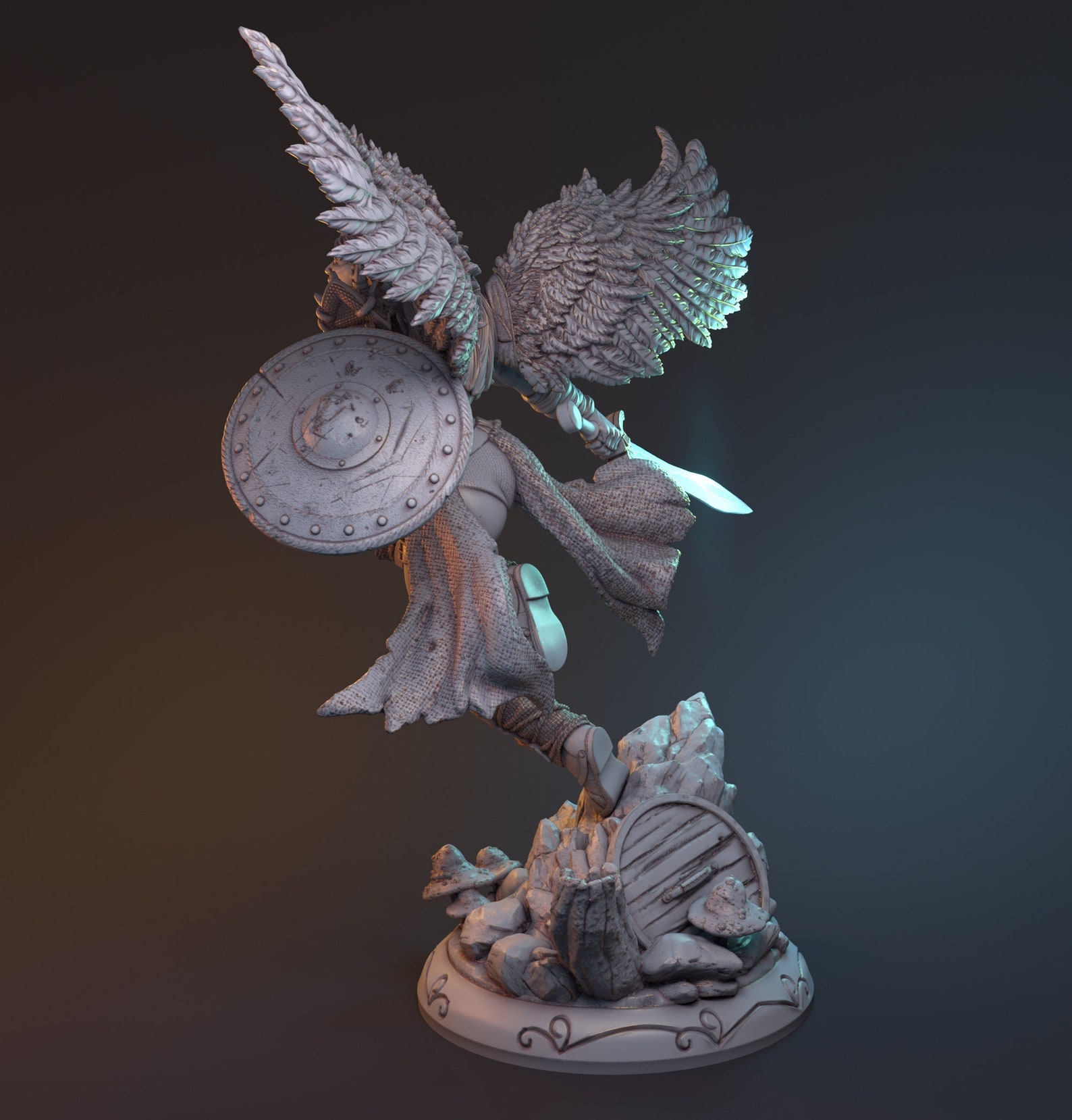 Victoria Vigdis Fighter Barbarian Aasimar Valkyrie Dnd - Etsy