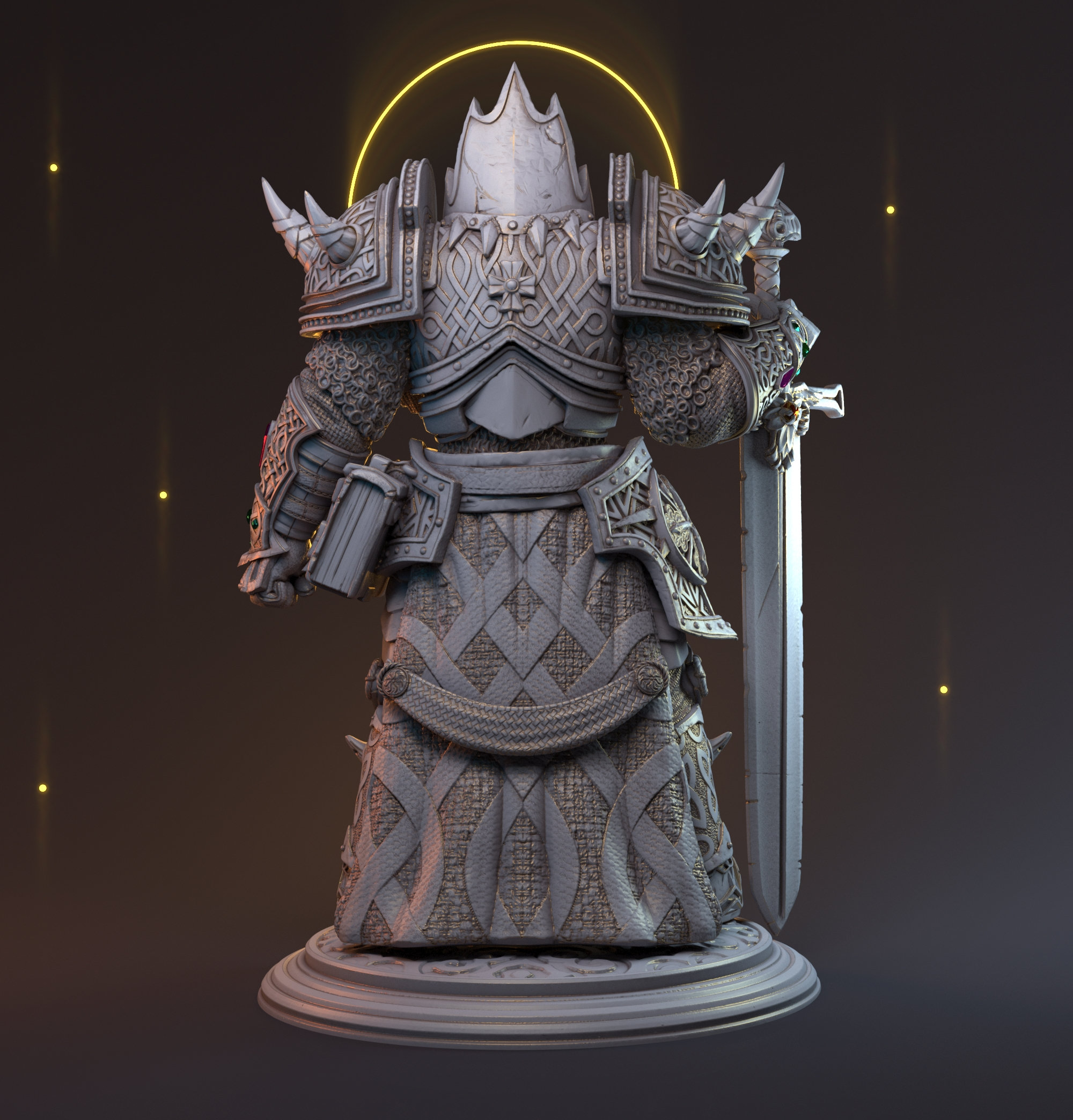 Uther Pendragon, Fighter, Paladin, Knight, Dnd, Pathfinder, Fantasy ...
