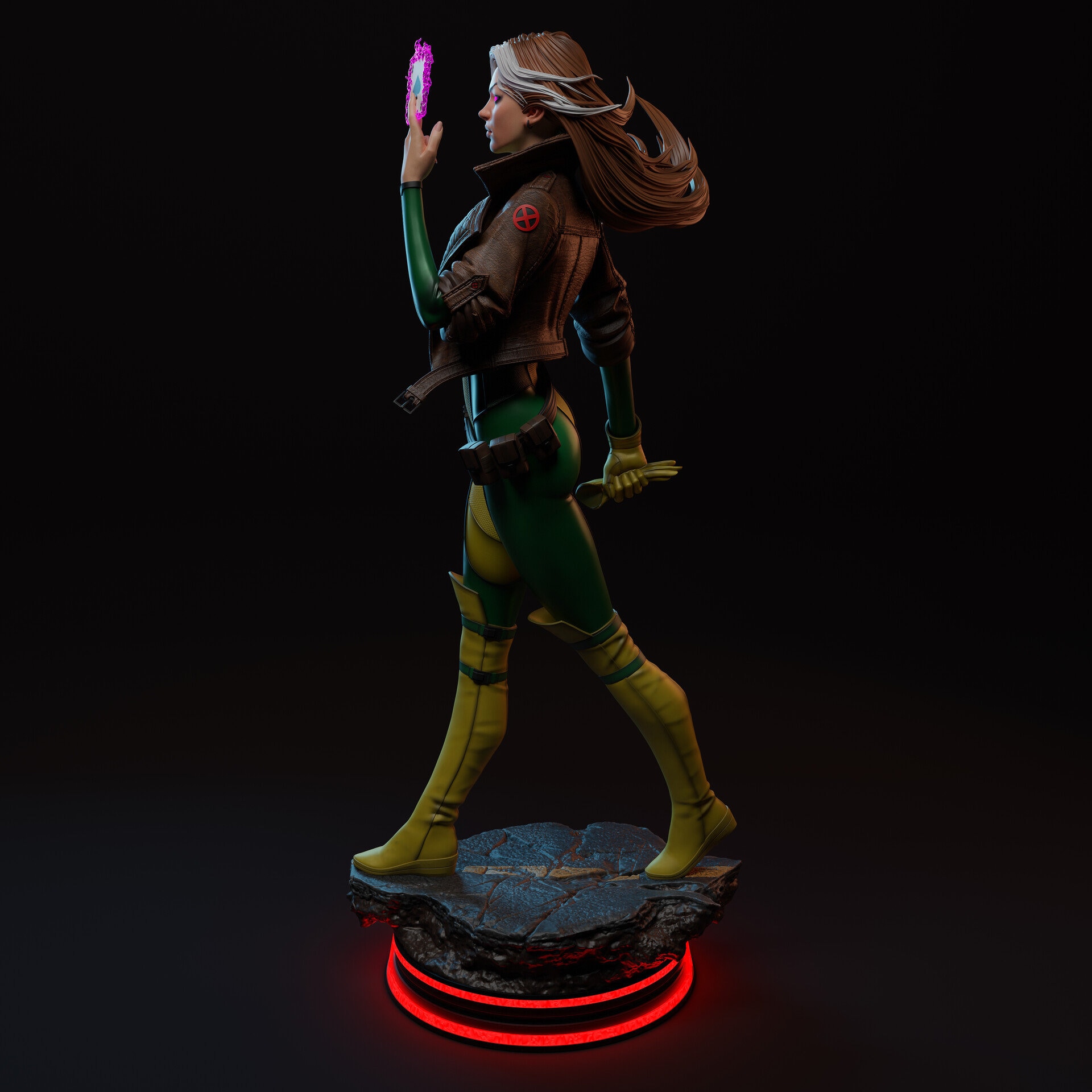Rogue, 3D Verse, Fan Art, Unpainted, Sculpture, Garage Kit, Scale Model ...