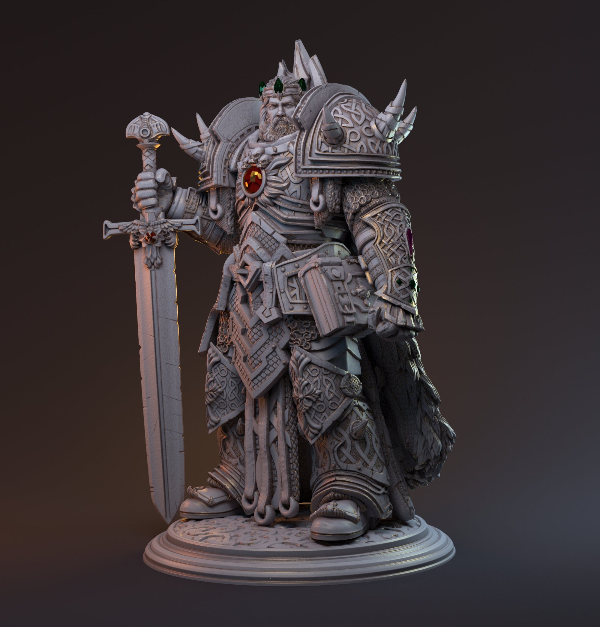 Uther Pendragon, Fighter, Paladin, Knight, Dnd, Pathfinder, Fantasy ...