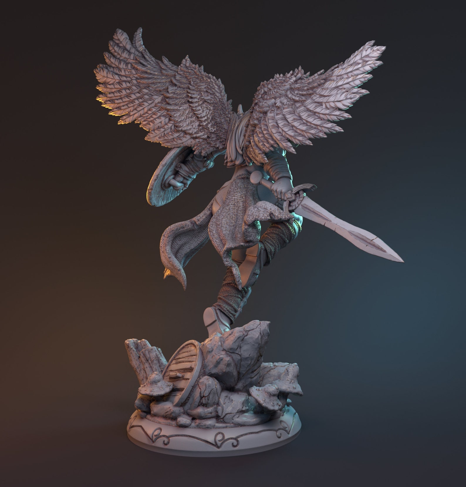 Victoria Vigdis Fighter Barbarian Aasimar Valkyrie Dnd - Etsy