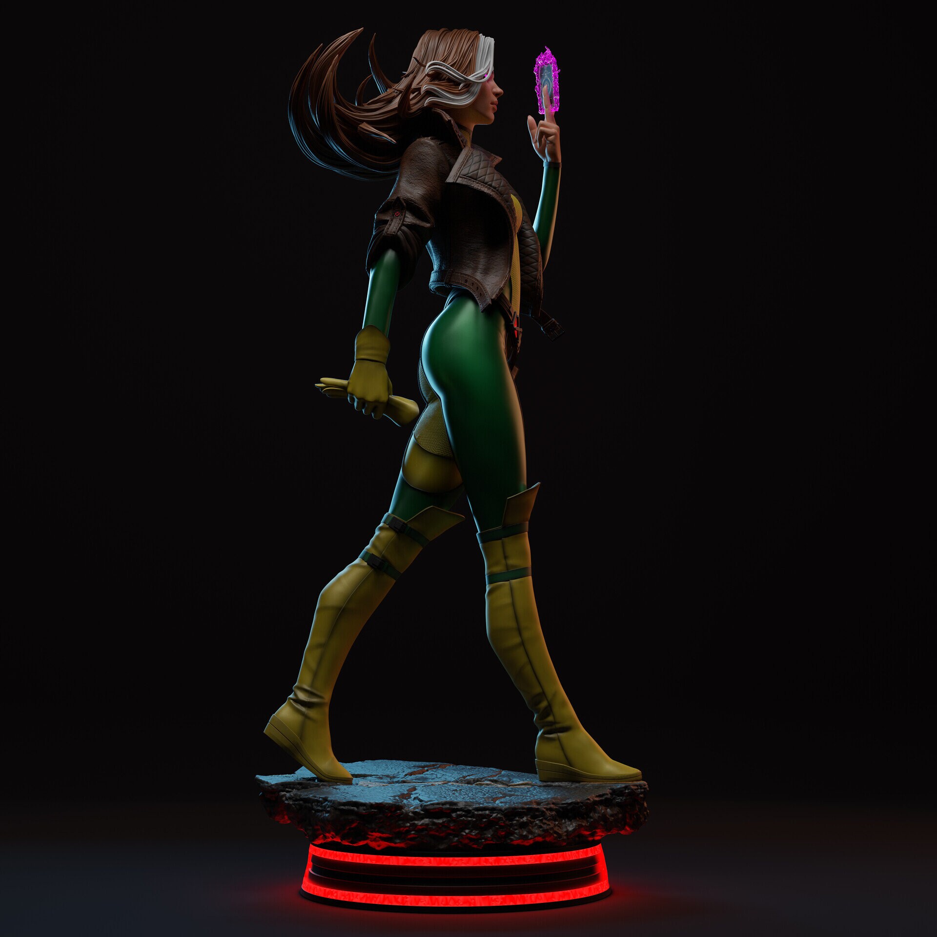 Rogue, 3D Verse, Fan Art, Unpainted, Sculpture, Garage Kit, Scale Model ...