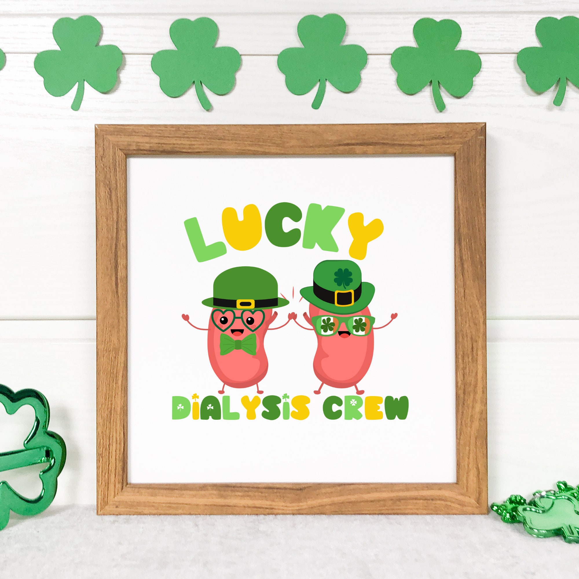 St. Patrick's Day Dialysis Crew PNG, Funny Kidney Digital Download ...