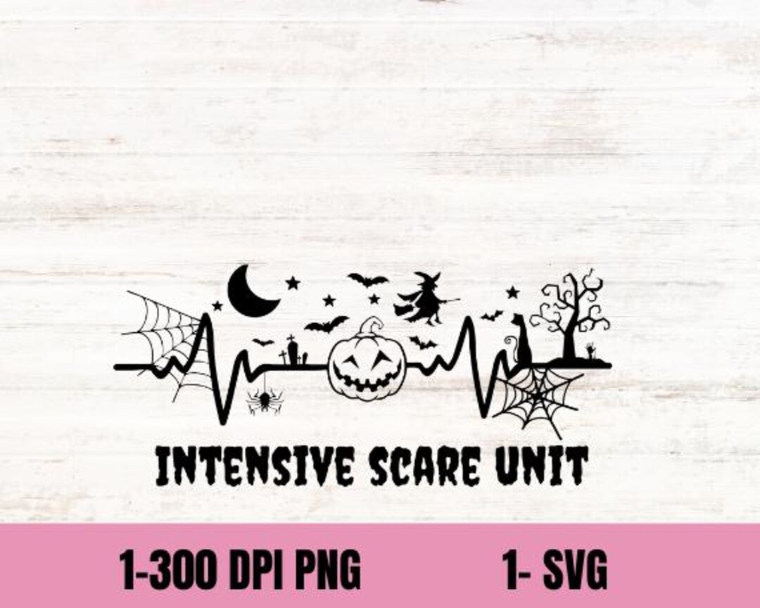 Halloween Intensive Care Unit PNG Design Digital Download, Spooky ICU ...