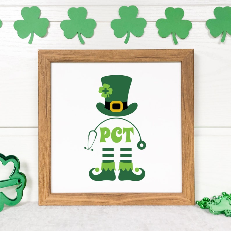 PCT St Patricks Day Png, Patient Care Technician Sublimation ...