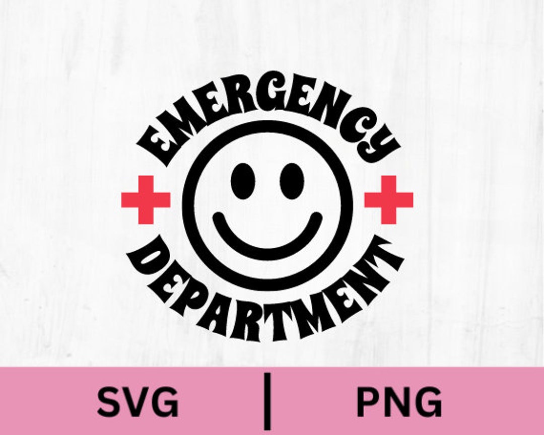 Emergency Department Nurse, Emergency Room Crew Team, Smiley Nurse SVG ...
