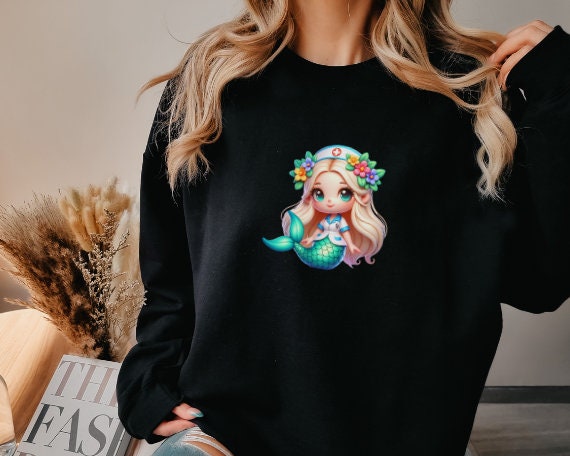 Nurse Mermaid PNG Clipart Bundle, Registered Nurse Png, Patient Care ...