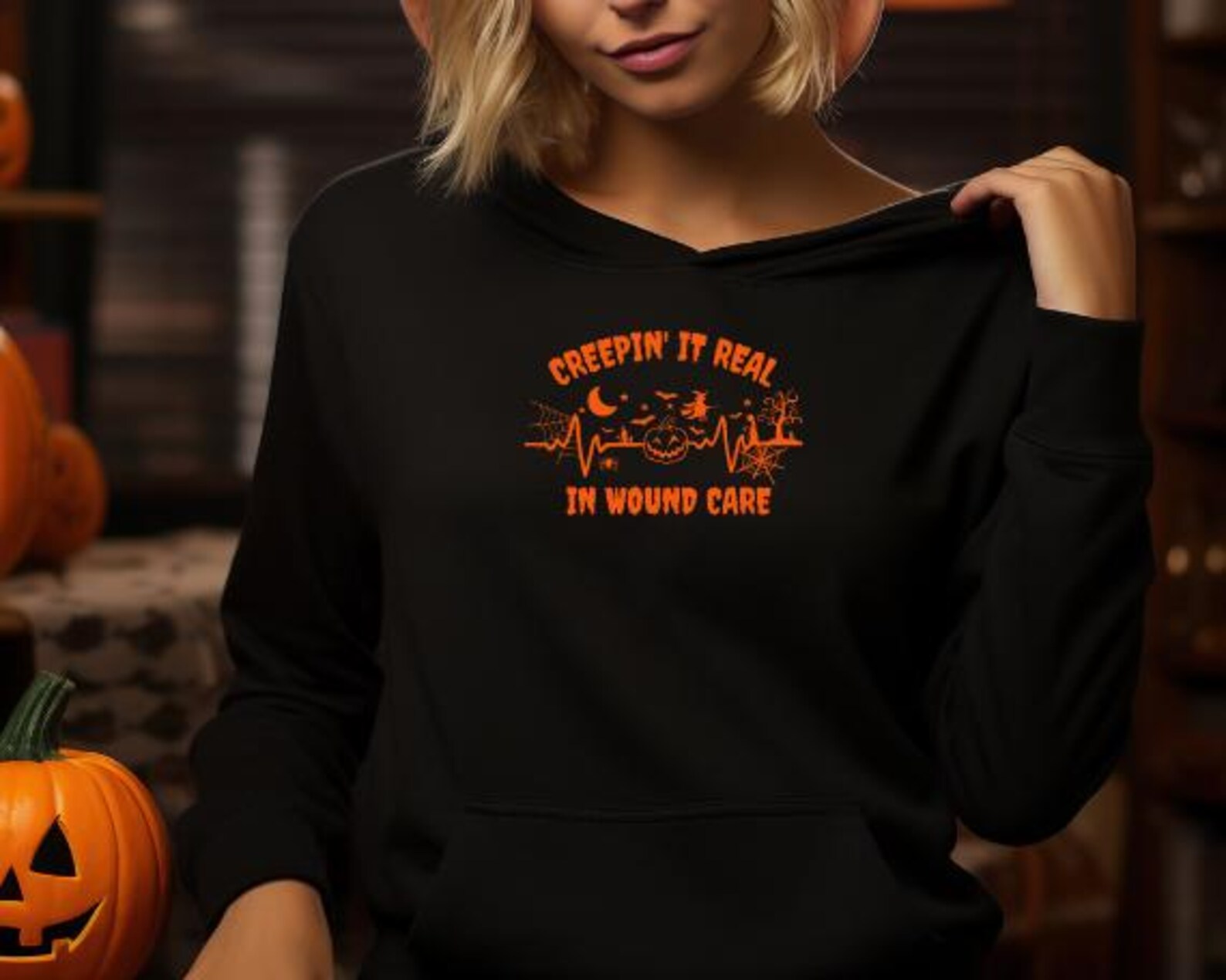 Halloween Wound Care Nurse PNG SVG, Wound Care Tech, Registered Nurse ...