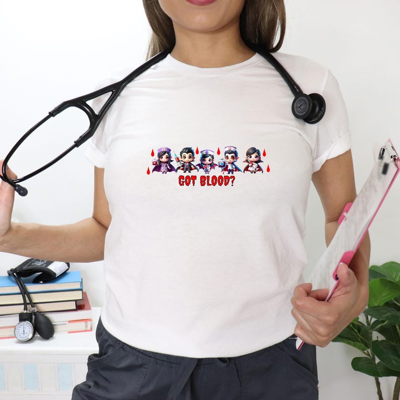 Halloween Phlebotomy Laboratory Vampire Png, Funny Got Blood, Spooky ...