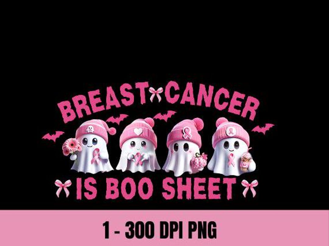 Breast Cancer Awareness PNG, Cute Ghost Pink Coquette Checkered 3D ...