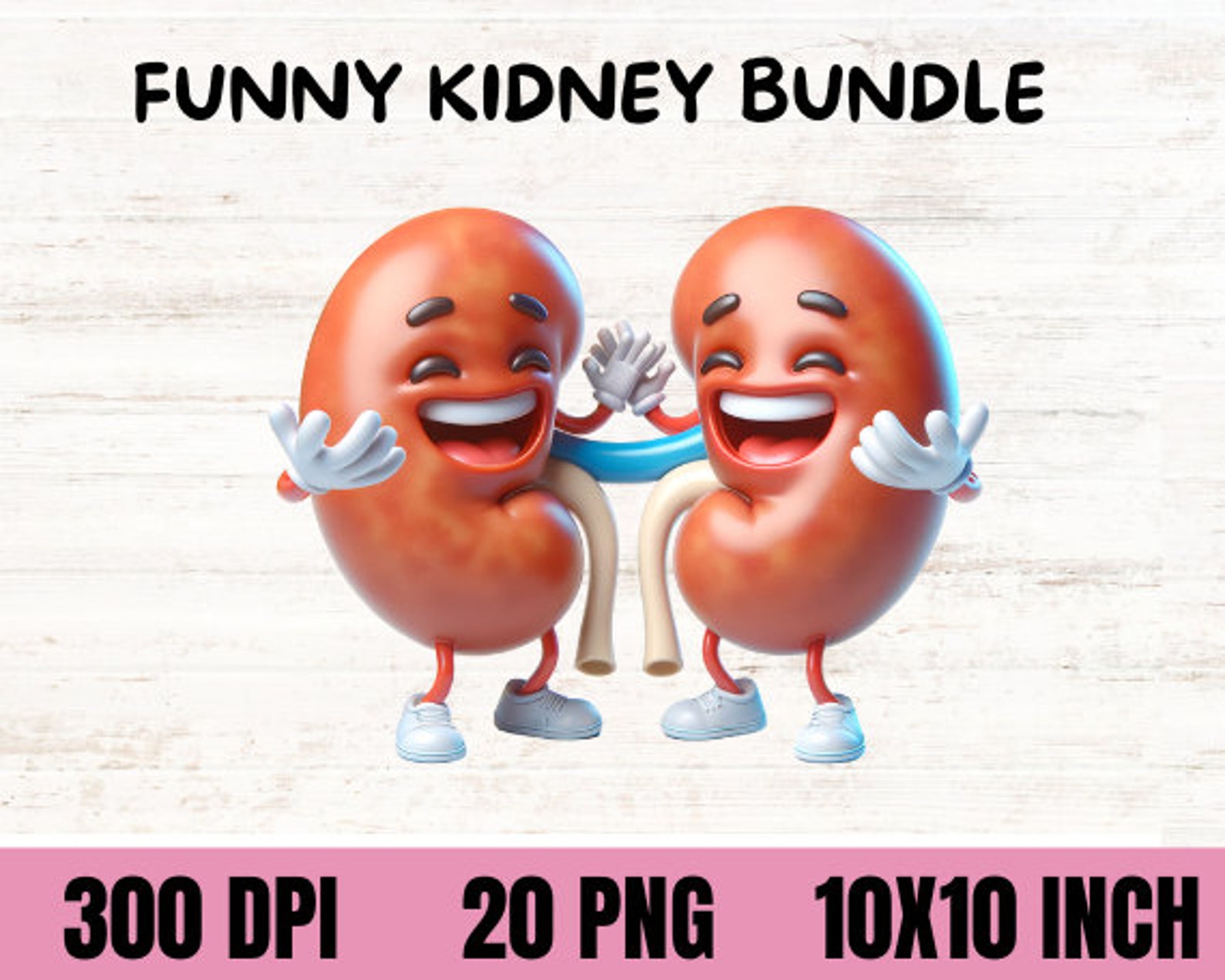 Kidney PNG Bundle, Dialysis Nurse Bundle Clipart Funny Nephrology ...