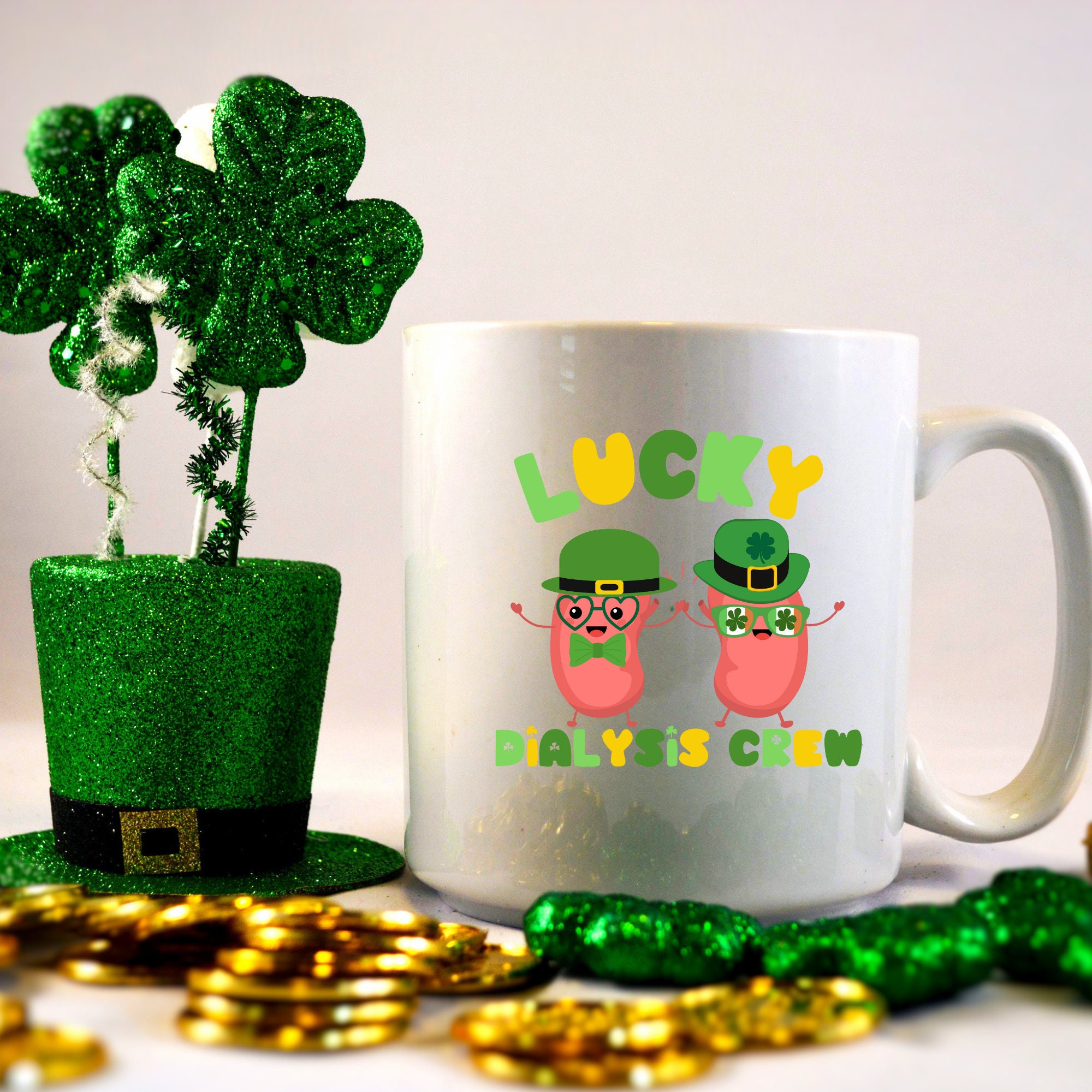 St. Patrick's Day Dialysis Crew PNG, Funny Kidney Digital Download ...