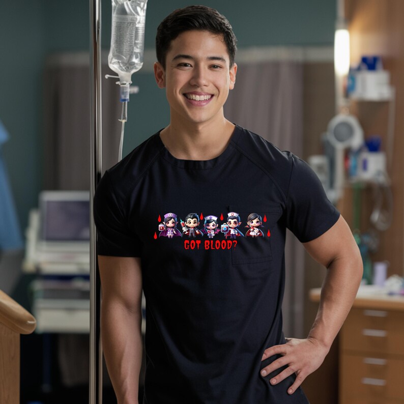 Halloween Phlebotomy Laboratory Vampire Png, Funny Got Blood, Spooky ...