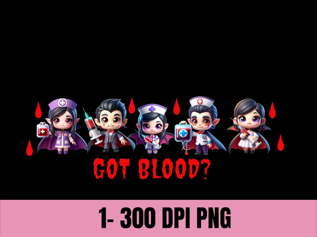 Halloween Phlebotomy Laboratory Vampire Png, Funny Got Blood, Spooky ...