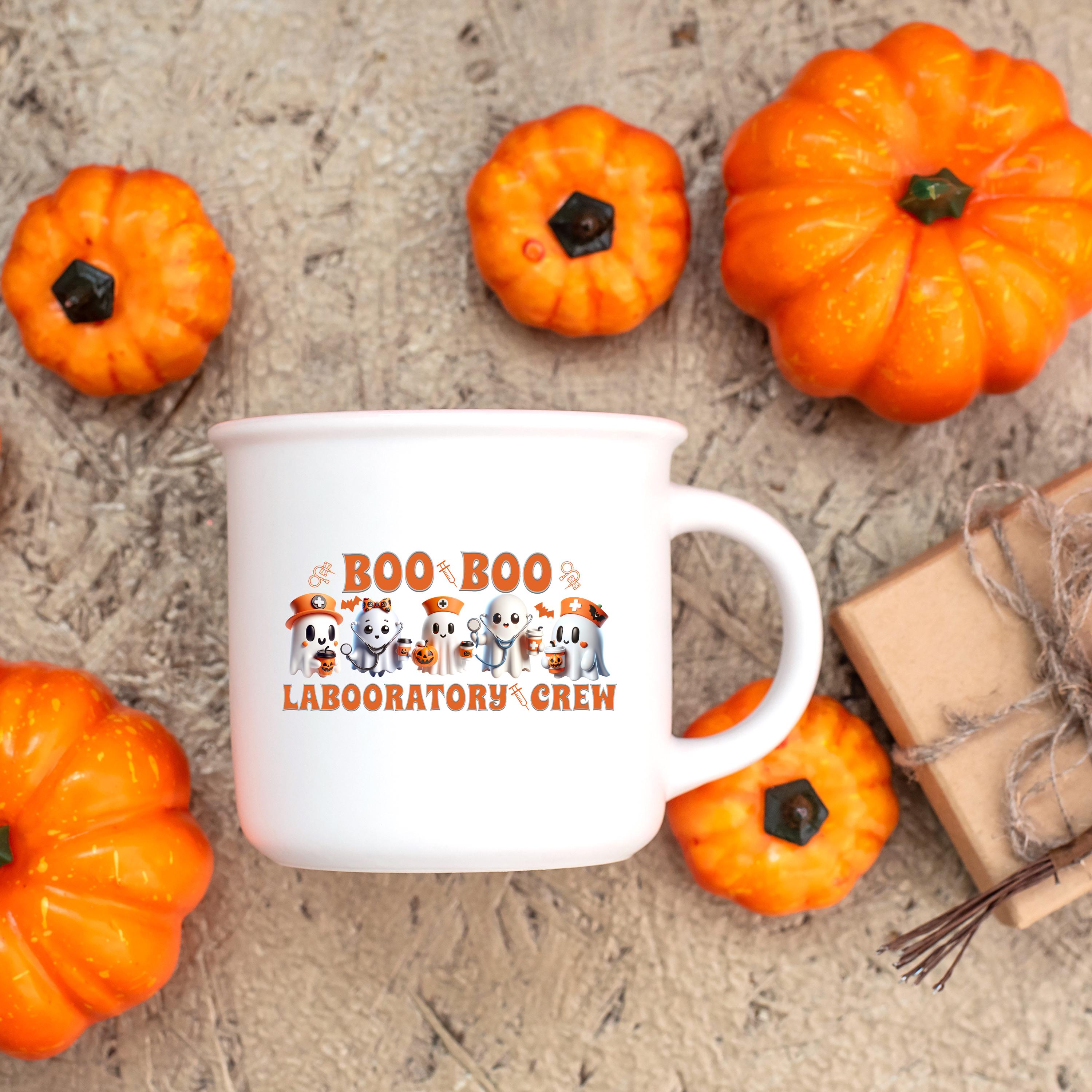 Halloween Laboratory Crew Ghost PNG, 3D Cute Phlebotomy Lab Technician ...