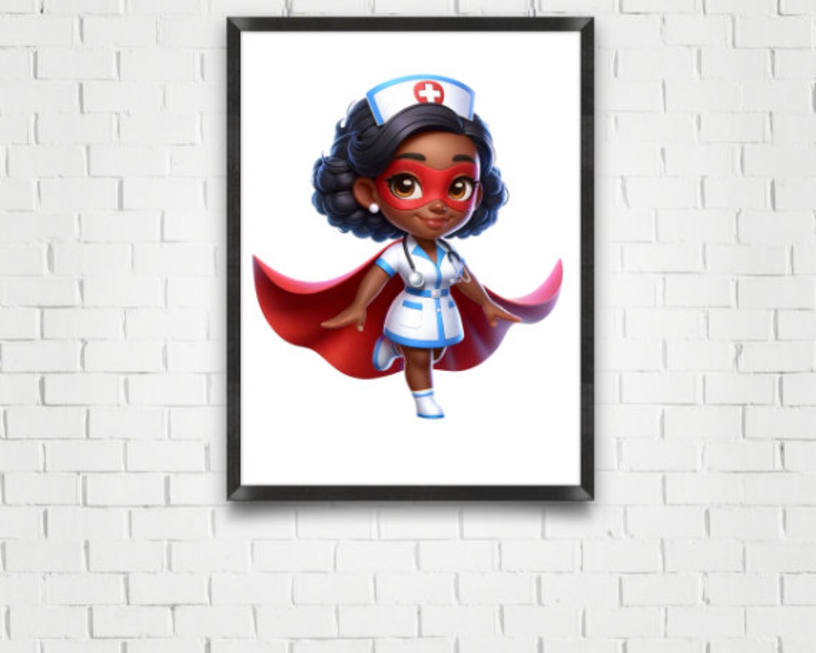 Superhero Nurse PNG Clipart, 5 Black Nurse Superhero Clipart ...