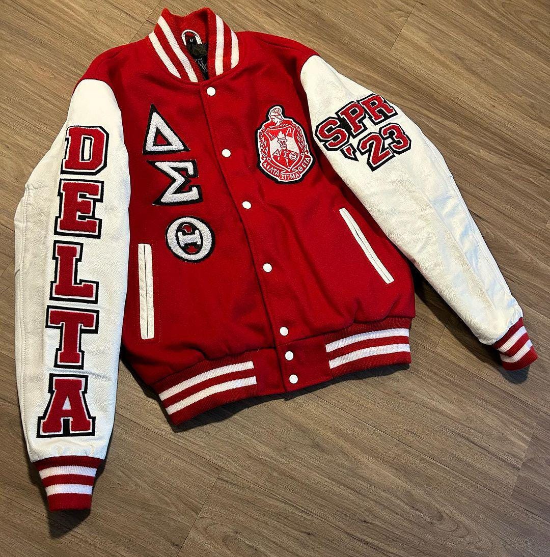 Personalized Delta Sigma Theta Jacket Customized DST Sorority Greek ...