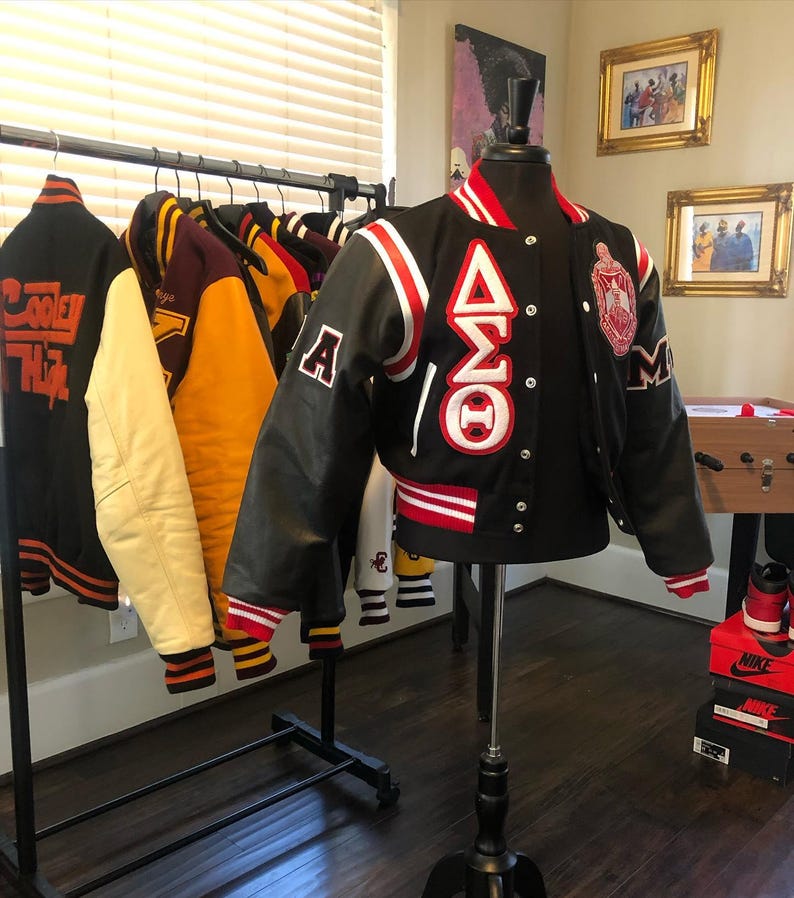 Customize Greek Jacket Fraternity Varsity Lettermen Customized Sorority ...