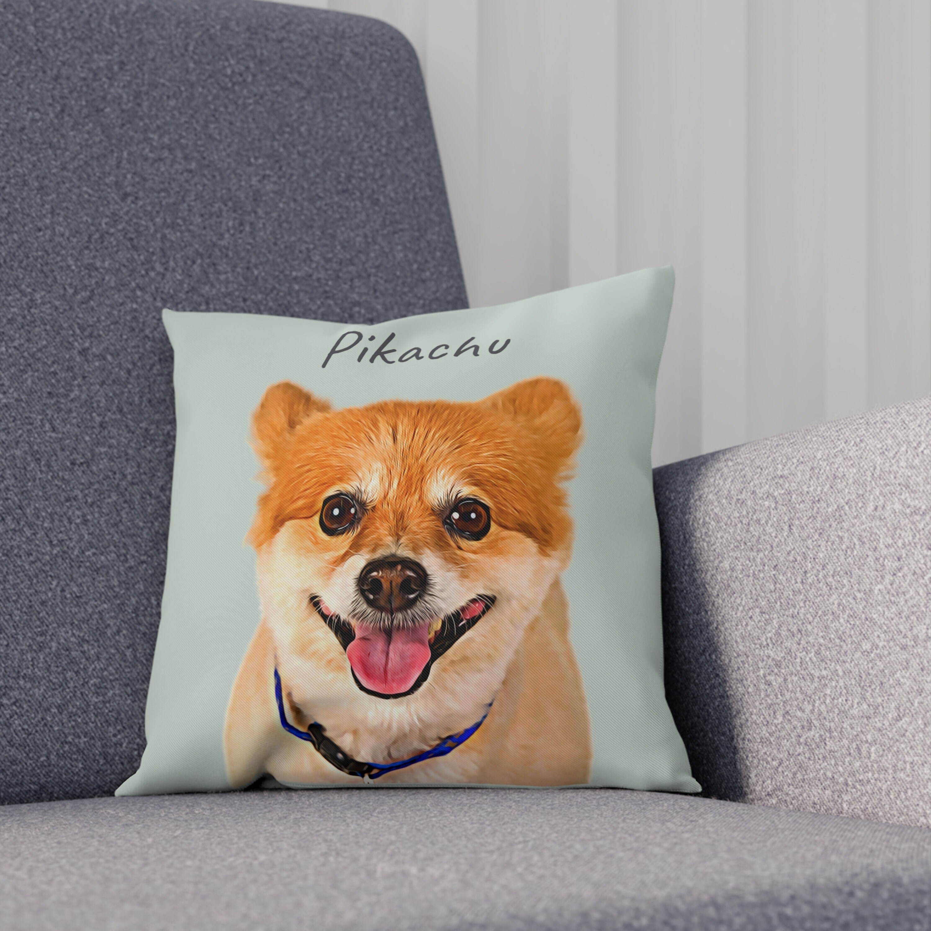 Custom Pet Pillow From Photo, Personalized Dog Memorial Pillow, Gift ...