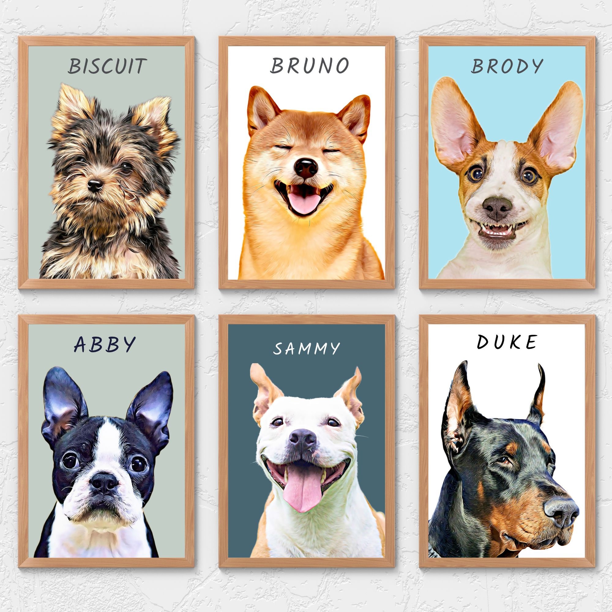 Custom Pet Portraits, Turn Your Furry Friend Into a Work of Art ...