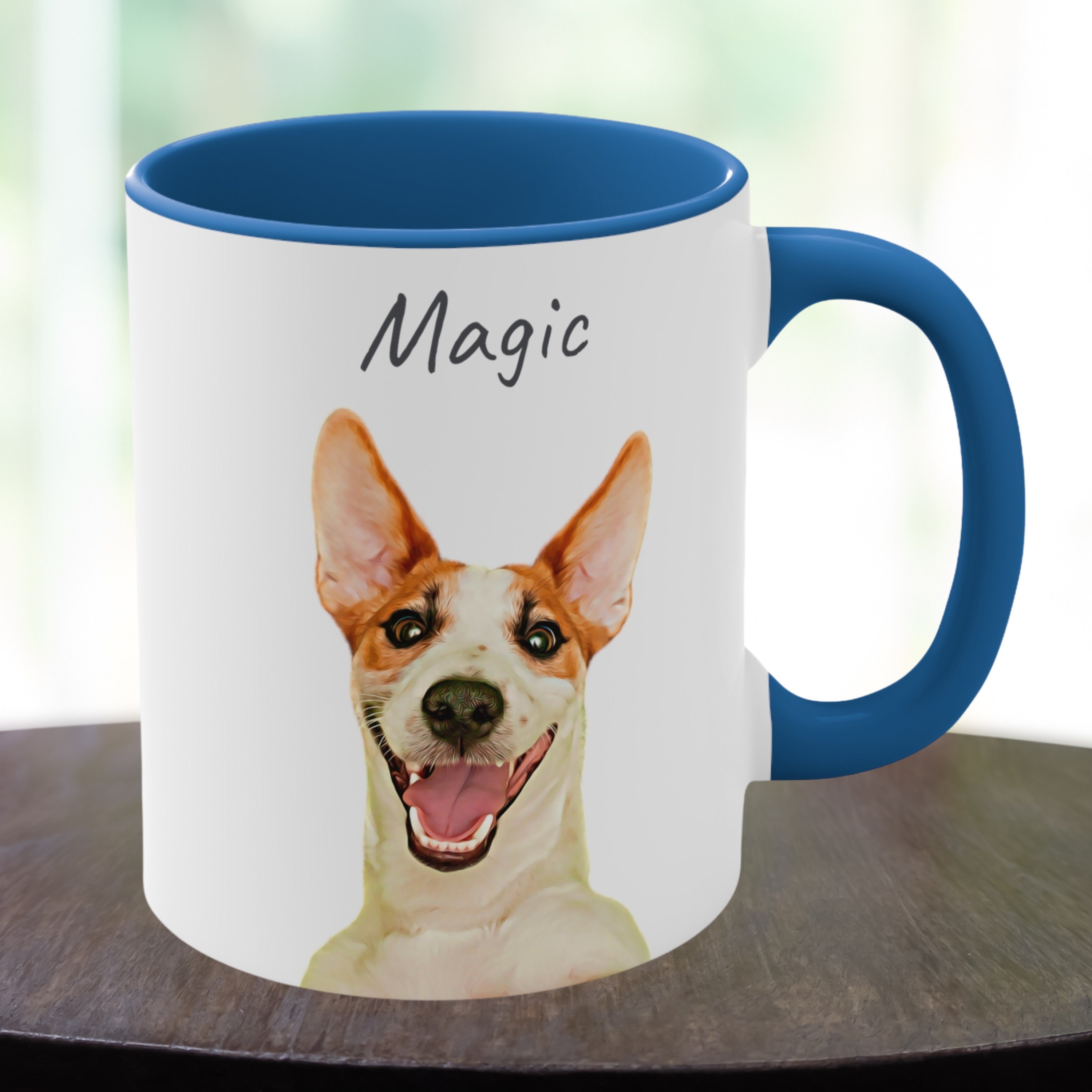 Custom Dog Coffee Mug, Personalized Pet Photo Mug, Custom Dog Mom Mug ...