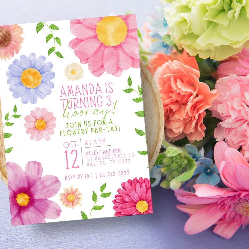 Flower Girl Invite - Etsy