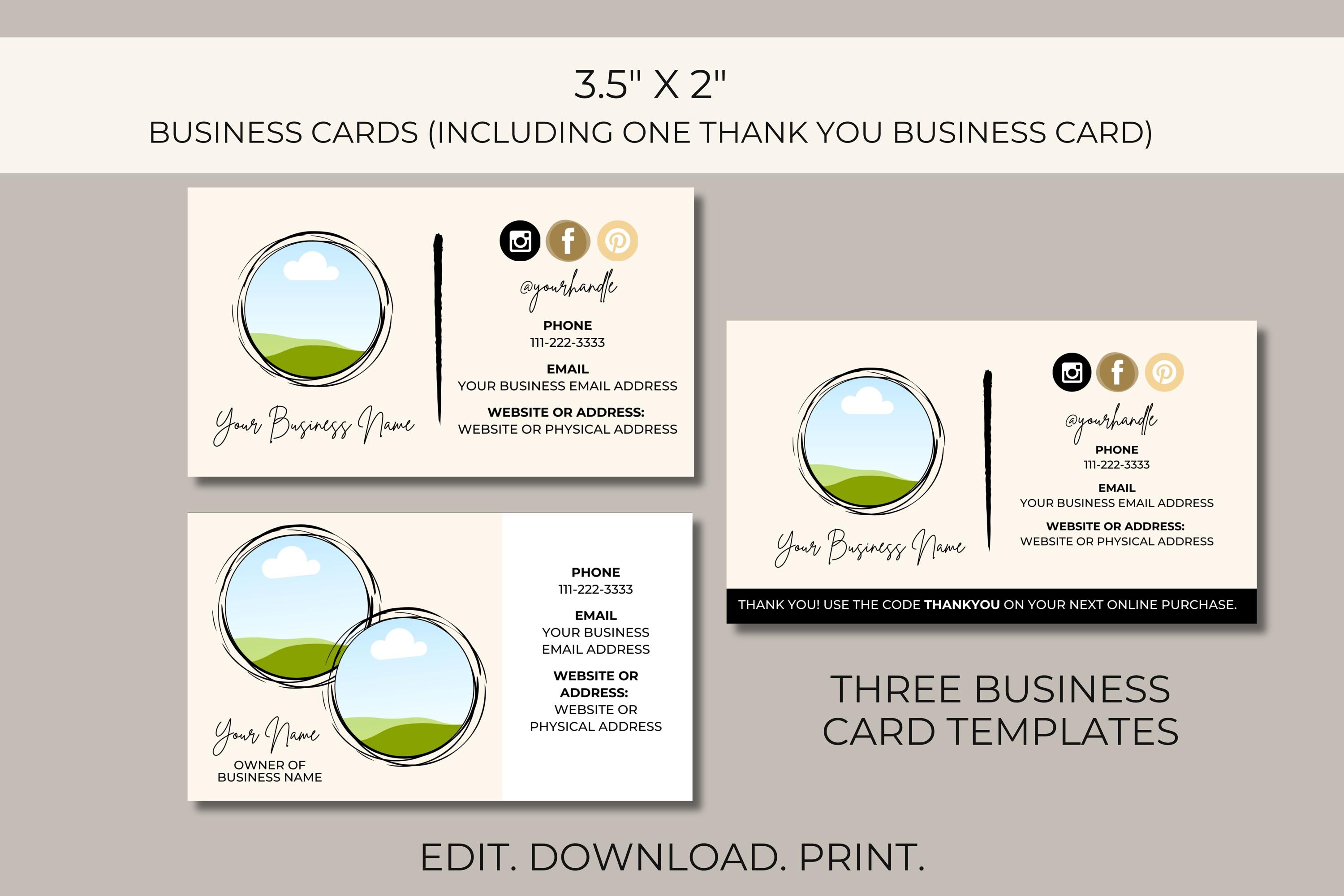 Craft Fair Marketing Bundle | 14 Neutral Editable Vendor Templates for ...