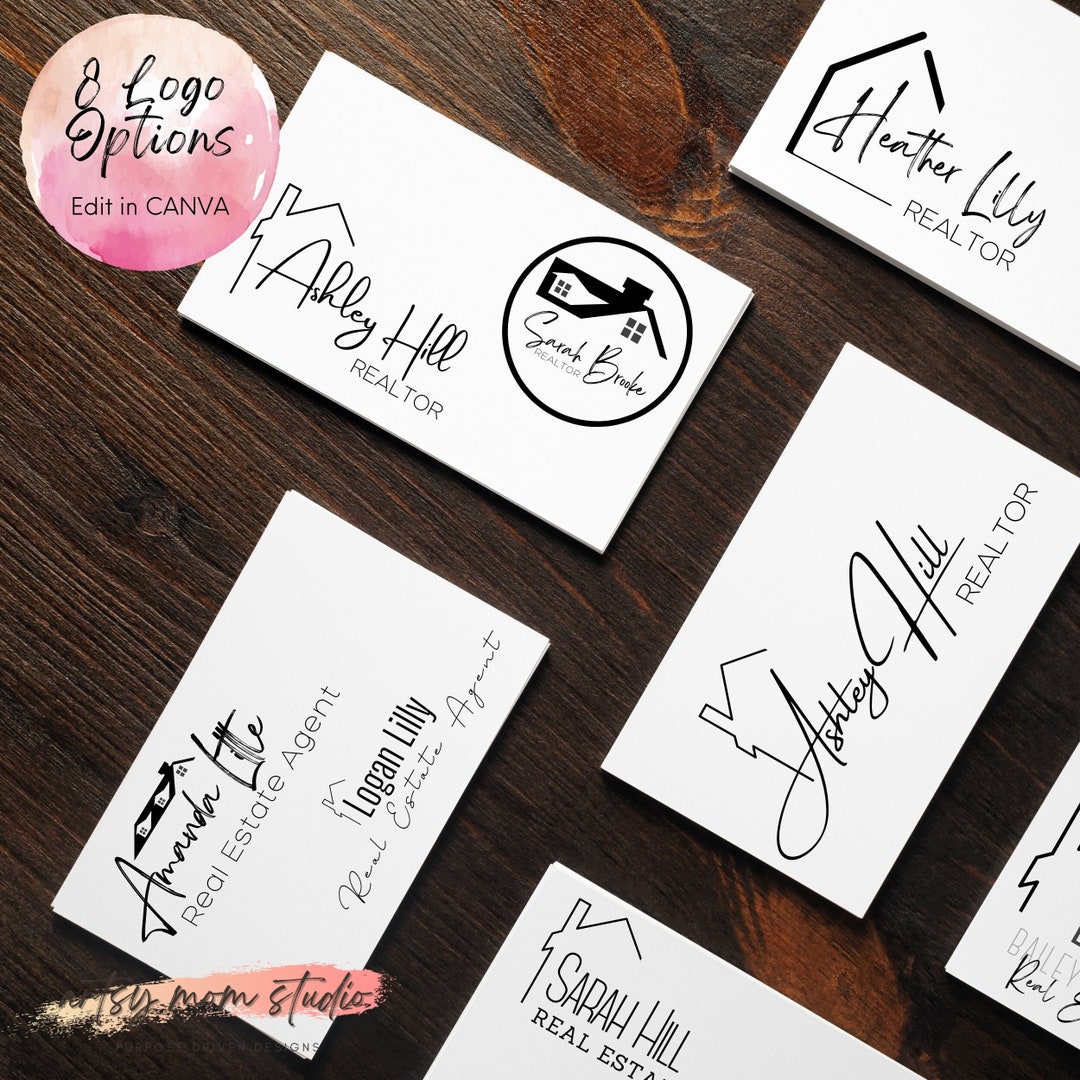 Realtor Logos, Pre-made Real Estate Logos, Real Estate Branding, Simple ...