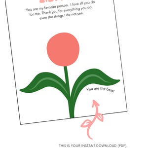 Mother's Day Fingerprint Printable, DIY Gift for Mom, Gift for Mom ...