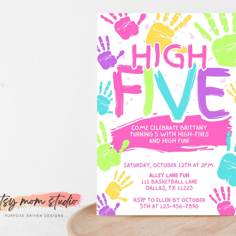 High Five Birthday - Etsy
