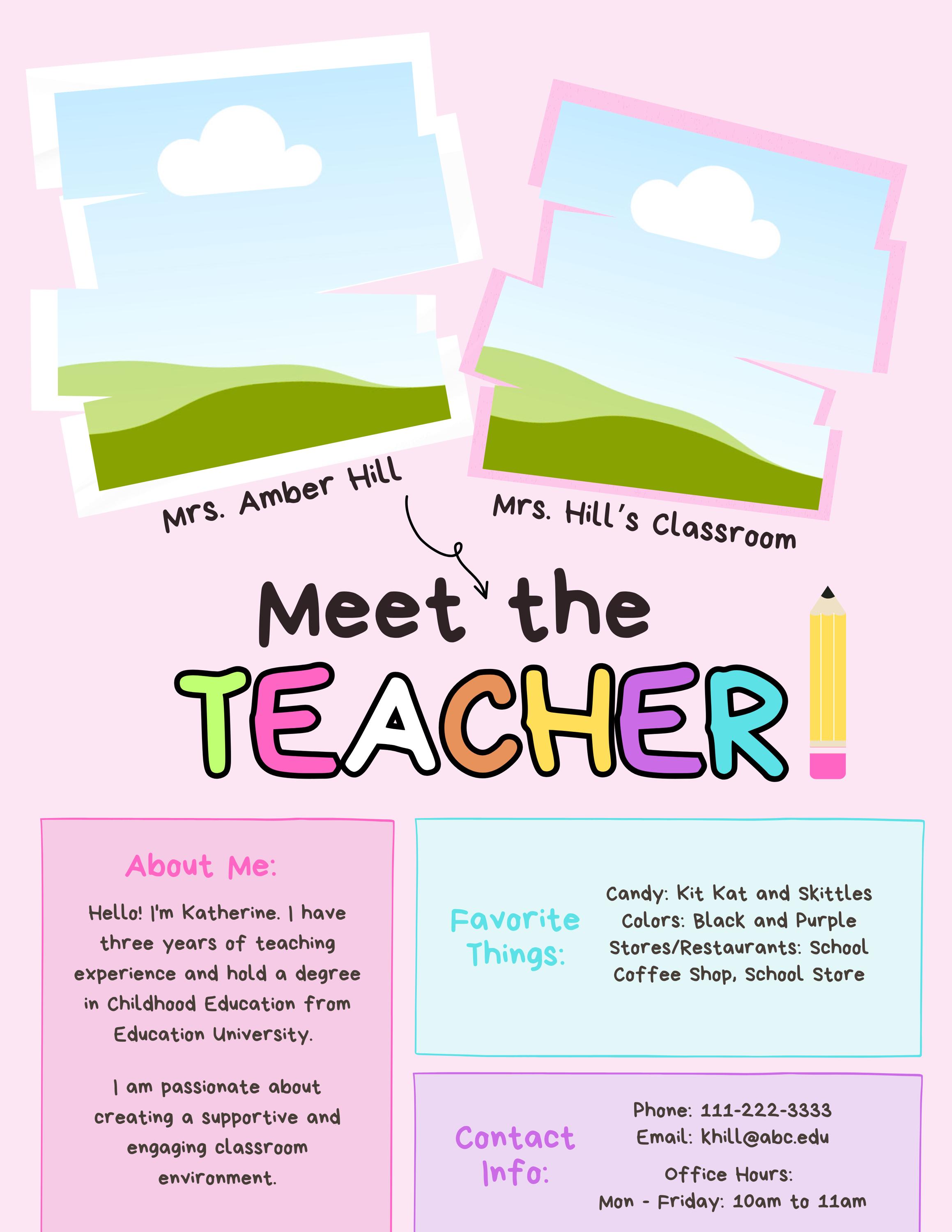 Meet the Teacher Template Bundle, Editable Meet the Teacher Template ...
