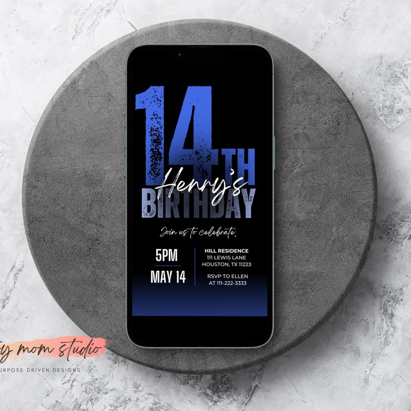 14 Party Invite - Etsy