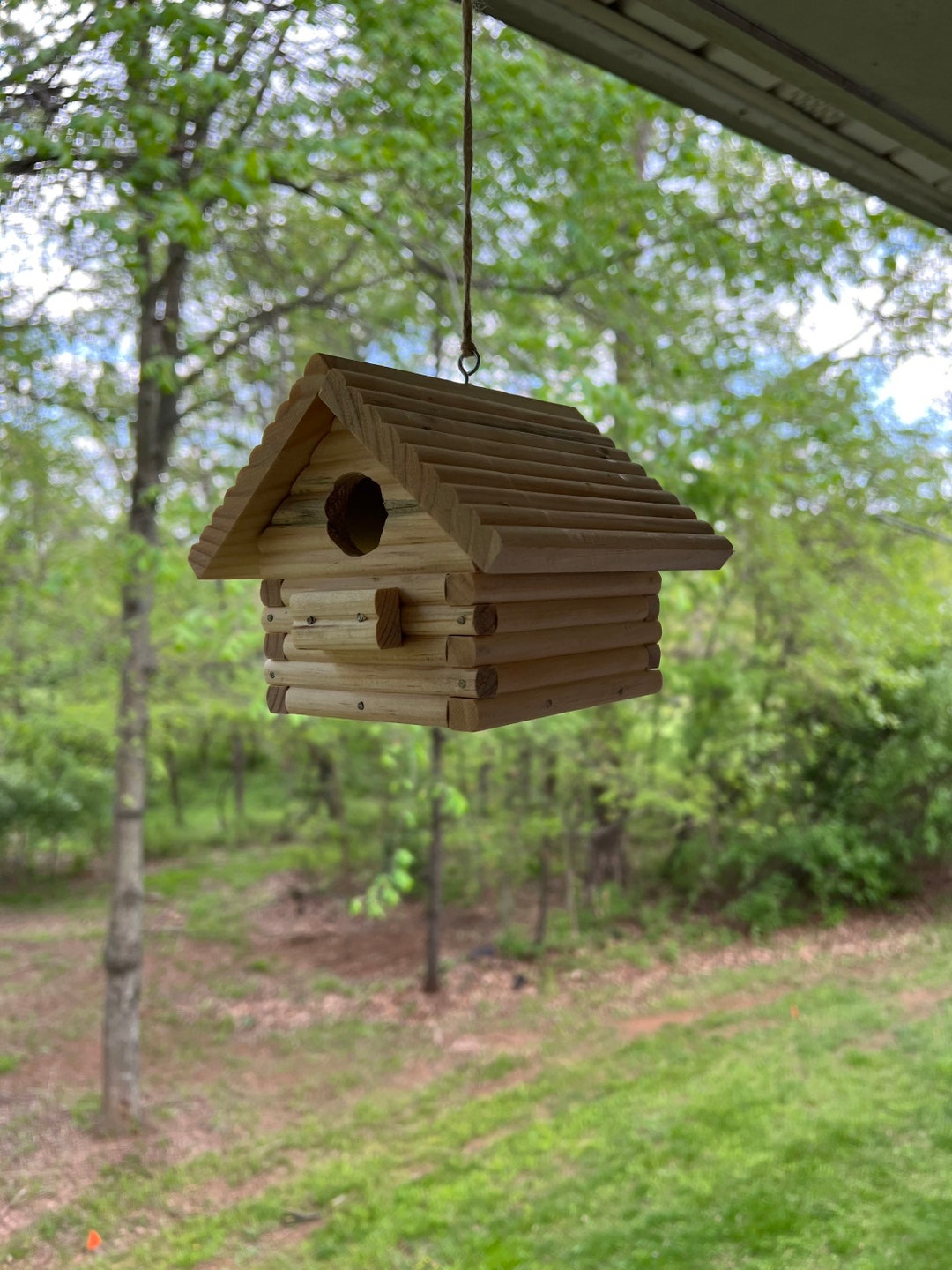 Log Cabin Birdhouse Kit - Etsy
